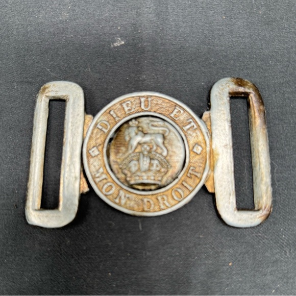 Accessories | Antique British Army Cast Belt Buckle Dieu Et Mon Droit ...